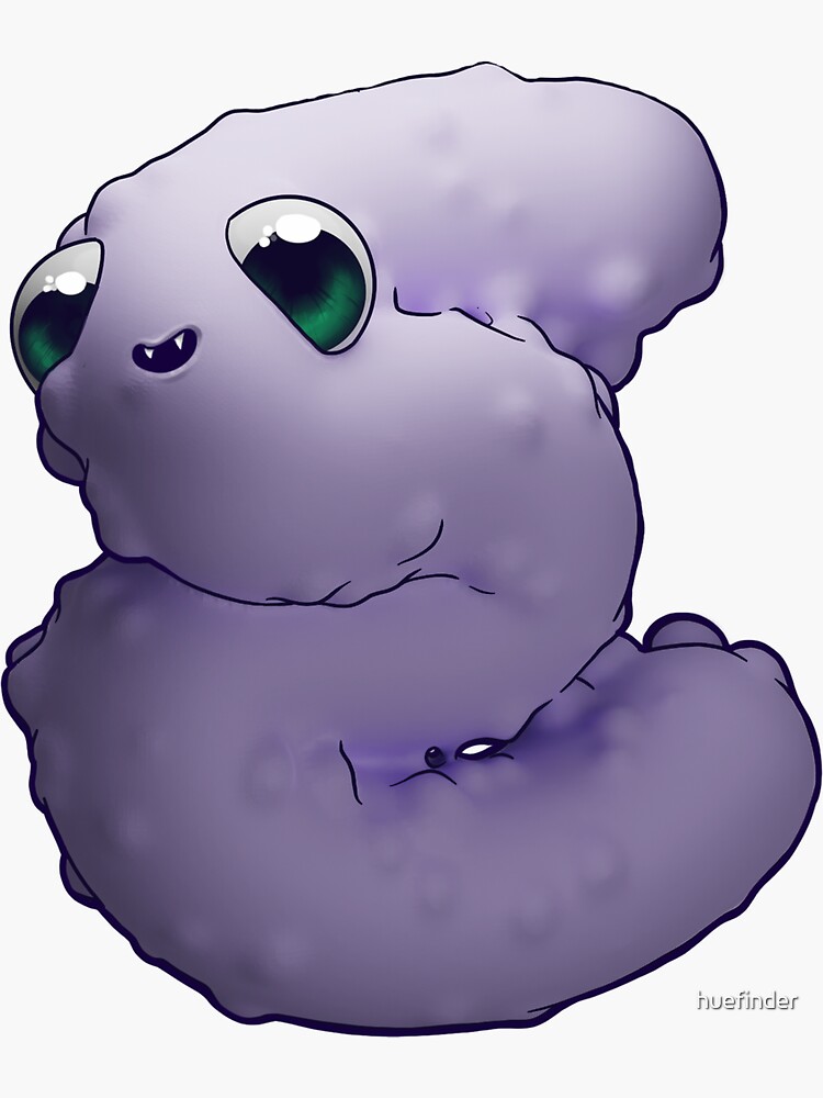 "Monster Alphabet E" Sticker by huefinder | Redbubble