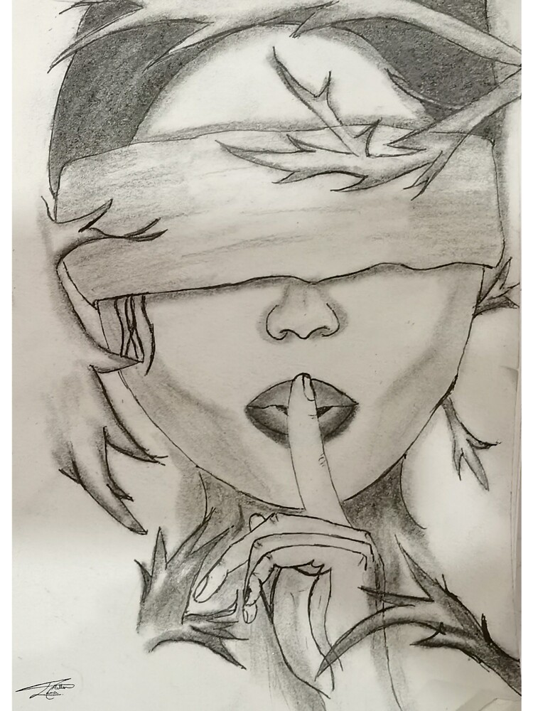 "Drawing overlapping feeling، drawing girl shape. " Sticker by ...