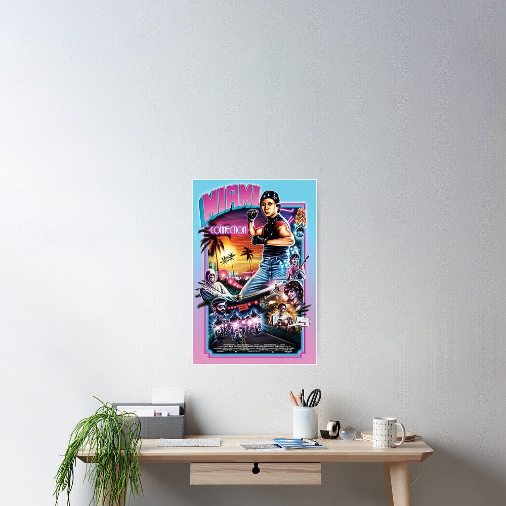 "Miami Connection" Poster for Sale by TonyAra | Redbubble