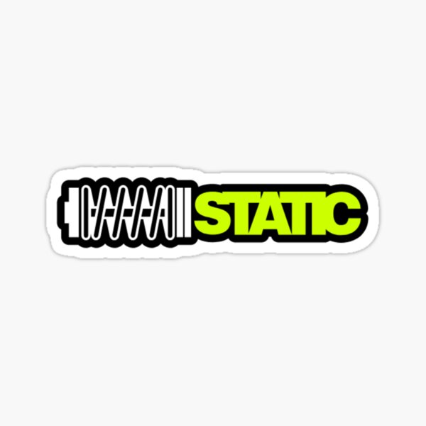 "STATIC STANCE" Sticker by Racingdecals | Redbubble