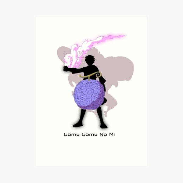 "One Piece - Gomu Gomu No Mi" Art Print by Qadzfar | Redbubble