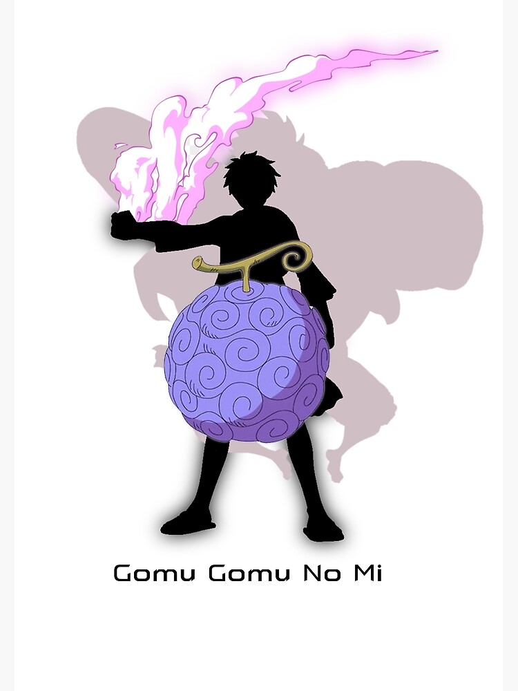 "One Piece - Gomu Gomu No Mi" Art Print by Qadzfar | Redbubble