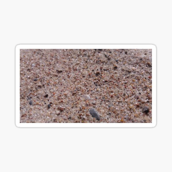 "sand, beach, stones, nature" Sticker by Sternchen2789 | Redbubble