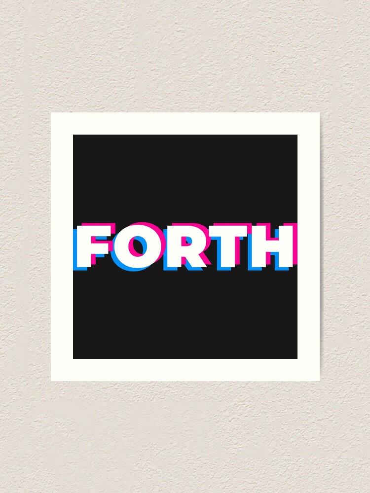 "FORTH Programming Language - Funny Programmer" Art Print for Sale by LagginMatrix | Redbubble