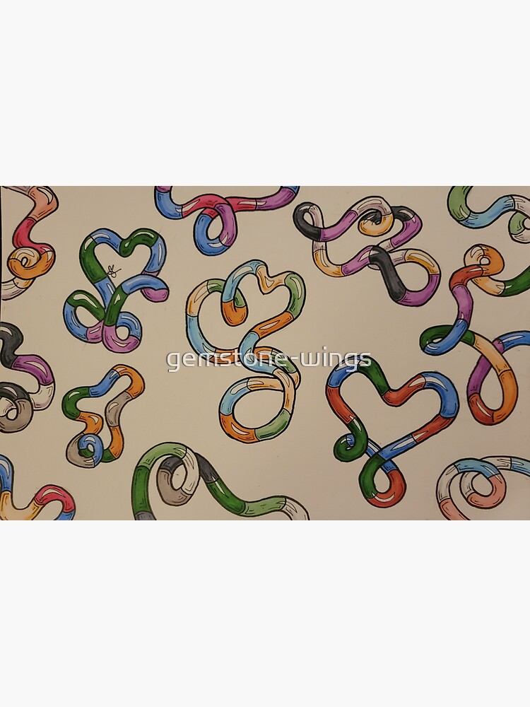 "Tangle" Sticker by gemstone-wings | Redbubble