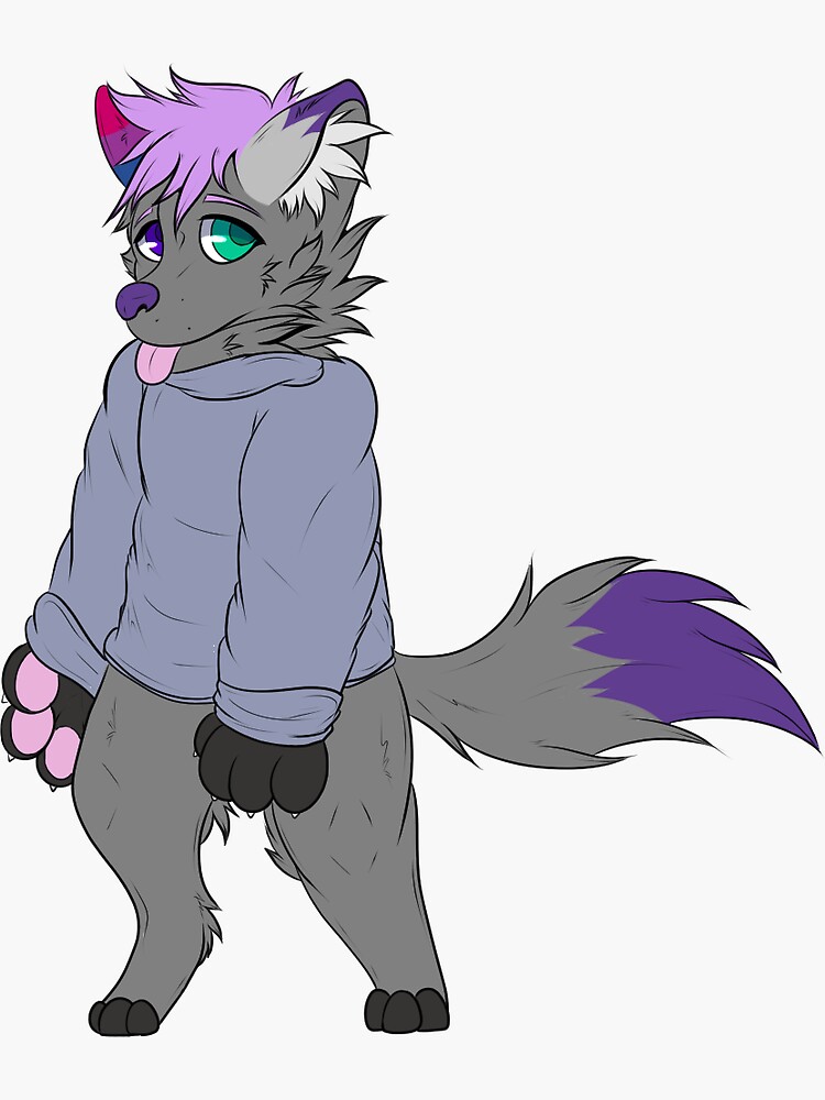 "Chibi Coyote" Sticker by LycaStudios | Redbubble