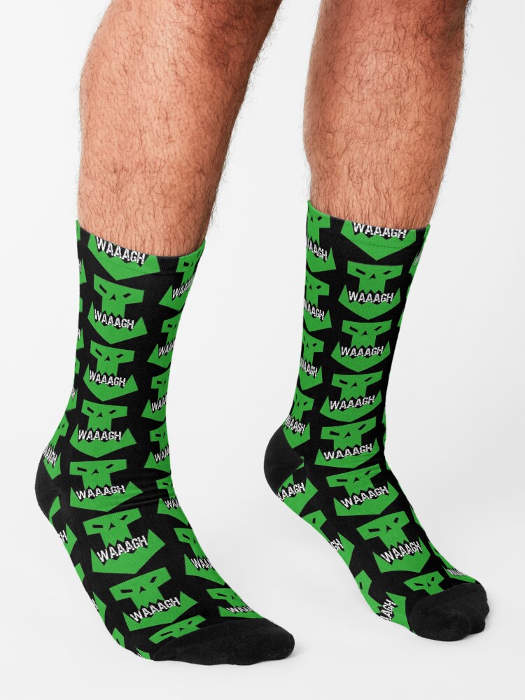 "Warhammer 40k - Ork Teef Eating Waaagh" Socks for Sale by ContTraders ...