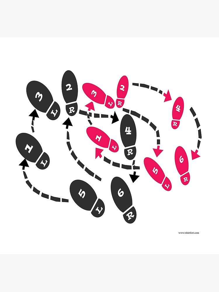 "Sassy Retro Cheeky Dance Steps Instruction " Poster for Sale by ...