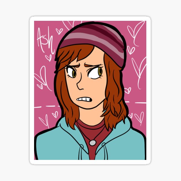 "Ashley" Sticker by sunzumaki | Redbubble