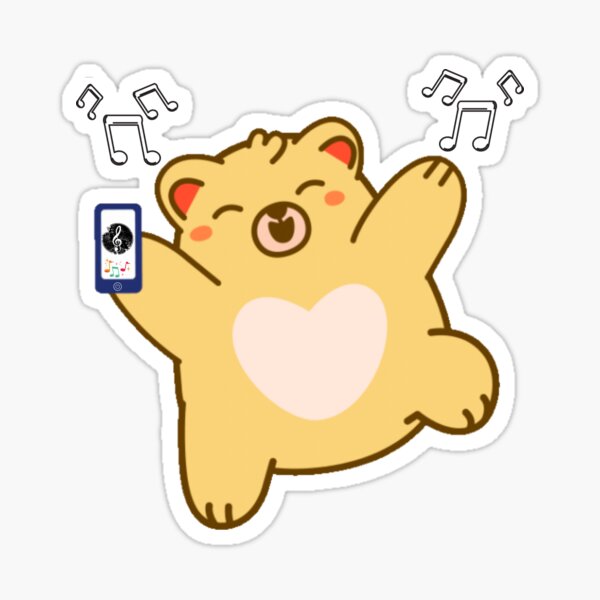 "Dancing corgi kawaii cute funny" Sticker for Sale by amisophie | Redbubble