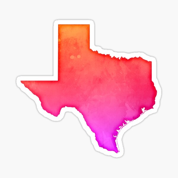 Pink Texas Stickers | Redbubble