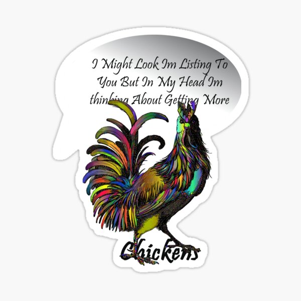 Pegatina «Puede sonar como si te estuviera escuchando, pero en mi mente ...