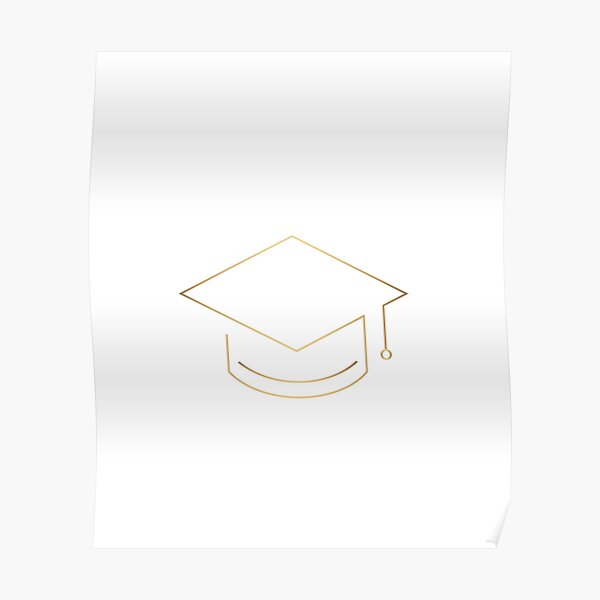 "Graduation cap" Poster for Sale by misskholeta | Redbubble