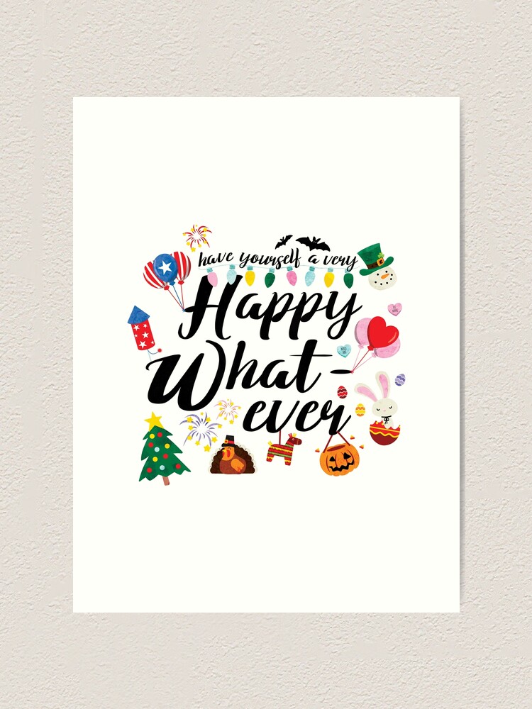 "Happy Whatever: Multi-holiday Icons" Art Print for Sale by PanosTsalig ...