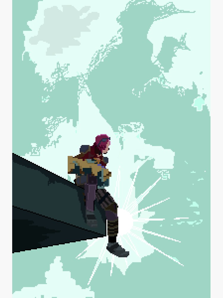 "Thinking Pixel Art" Sticker by KwivaDesings | Redbubble