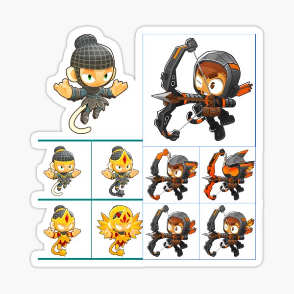 "Bloons TD6" Sticker for Sale by marwa-Ah | Redbubble