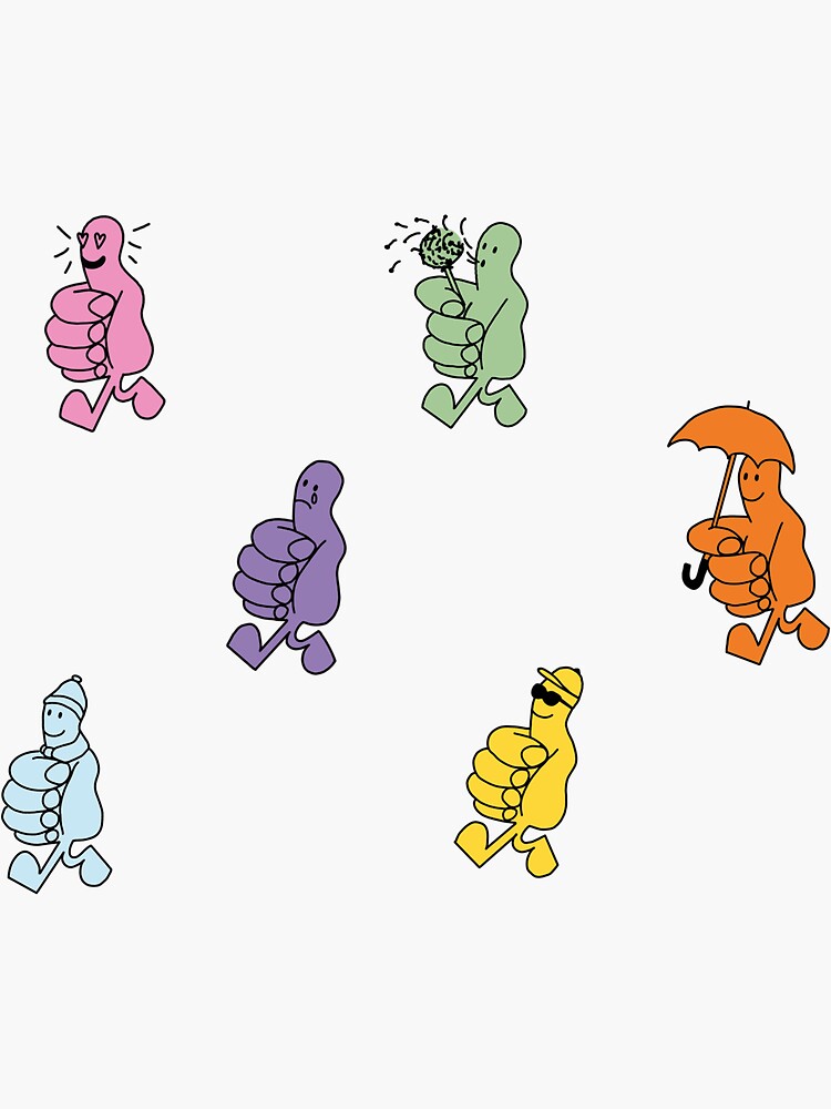 "rex orange county who cares sticker pack" Sticker for Sale by ...