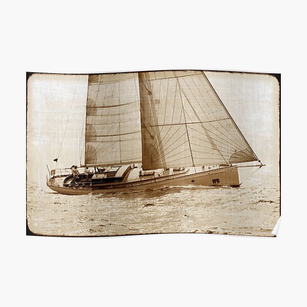 "old English ketch" Poster for Sale by laikaincosmos | Redbubble