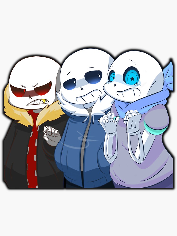 "underfell art desinge for t shirt and hoodie e stickers" Sticker for ...