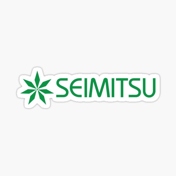 "Seimitsu (セイミツ) Logo 02" Sticker for Sale by RubenCRM | Redbubble