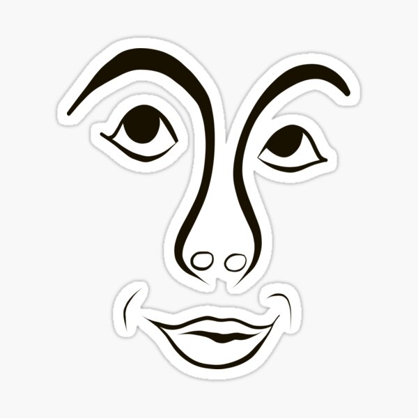 "EYE ROLL " Sticker for Sale by LAVABLOOM | Redbubble