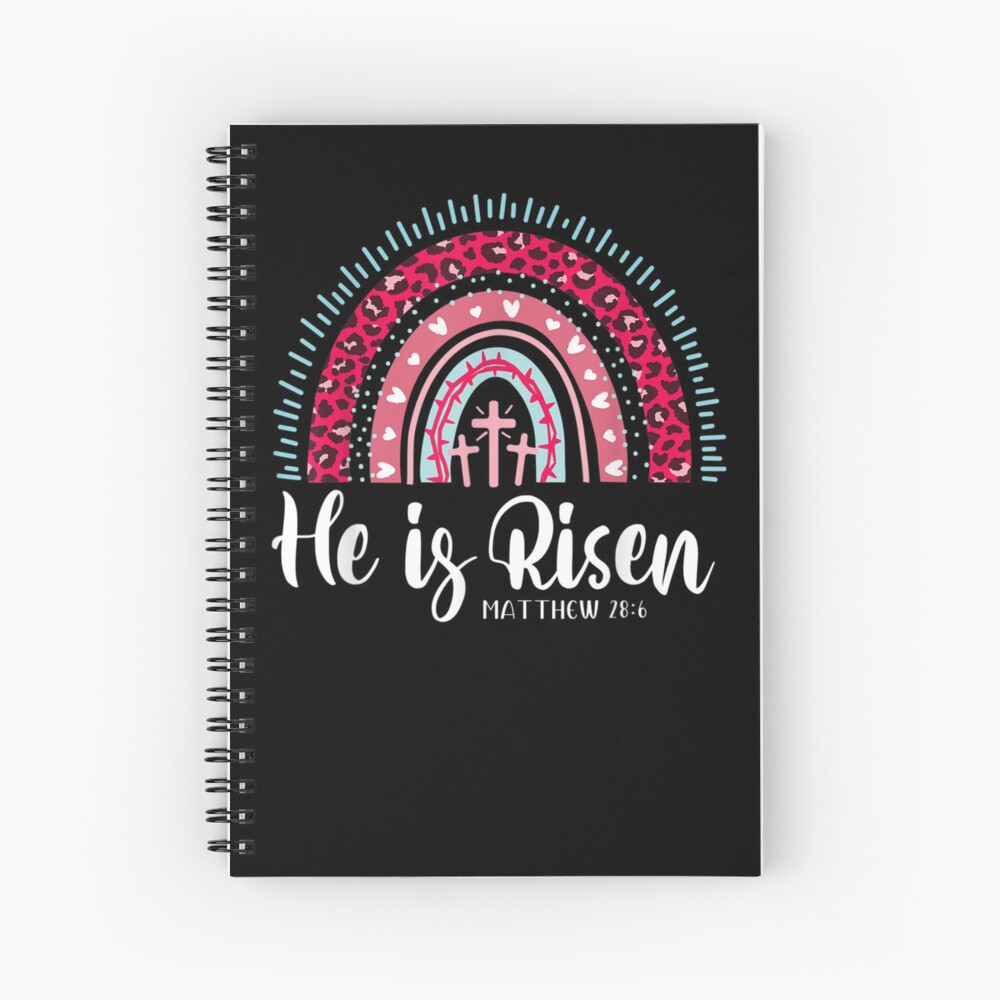 Cuaderno de espiral «Ha resucitado Biblia Jesús Resurrección Easter ...