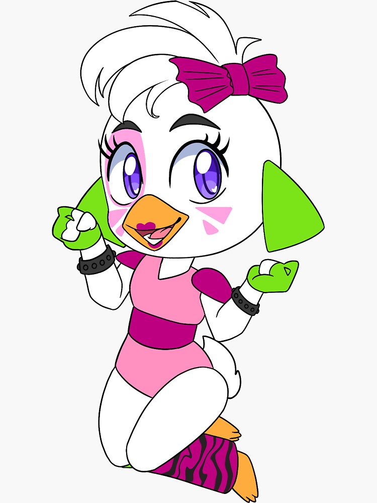 "FNAF Security Breach - Chica" Sticker for Sale by x-SpookyBoo-x ...