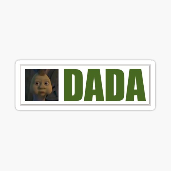 "DADA" Sticker for Sale by Hannah Farrell | Redbubble