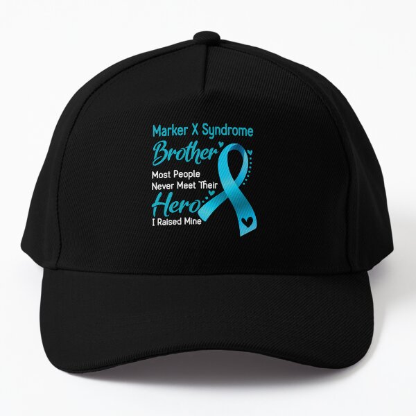 Gorra «Marcador X Síndrome Hermano La mayoría de las personas nunca ...
