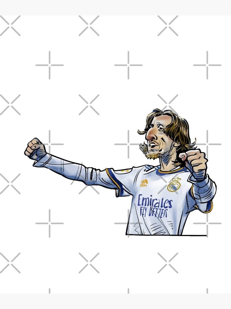 "Modric - Luka Modric Luka - Modric Cartoon" Poster by Splendid-De ...