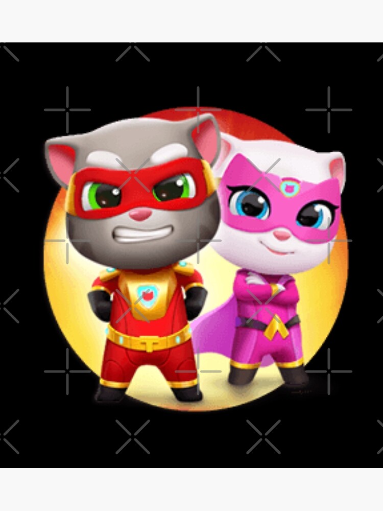 "Talking Tom Heroes" Poster for Sale by vara-store | Redbubble