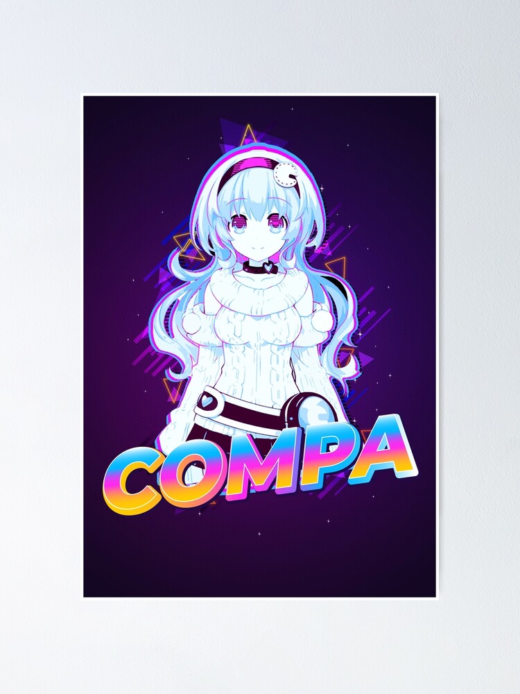 "Compa | Hyperdimension Neptunia" Poster for Sale by PurpleStudio6 ...