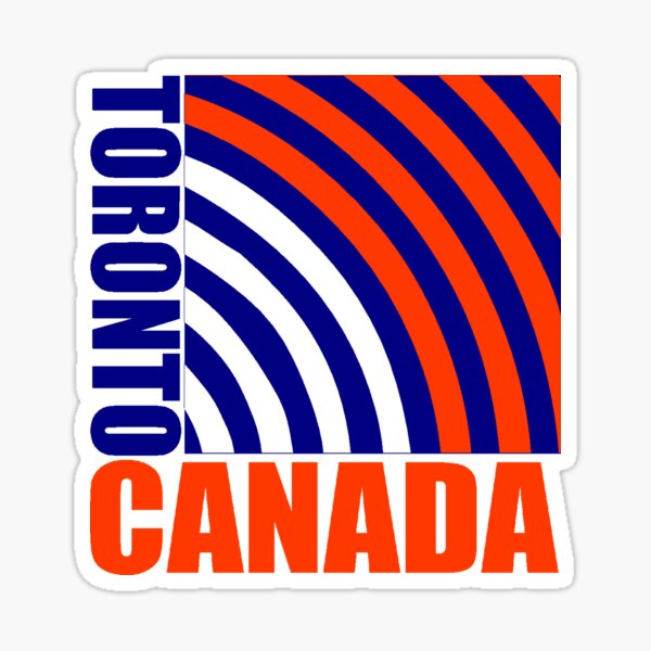 "TORONTO" Sticker by IMPACTEES | Redbubble