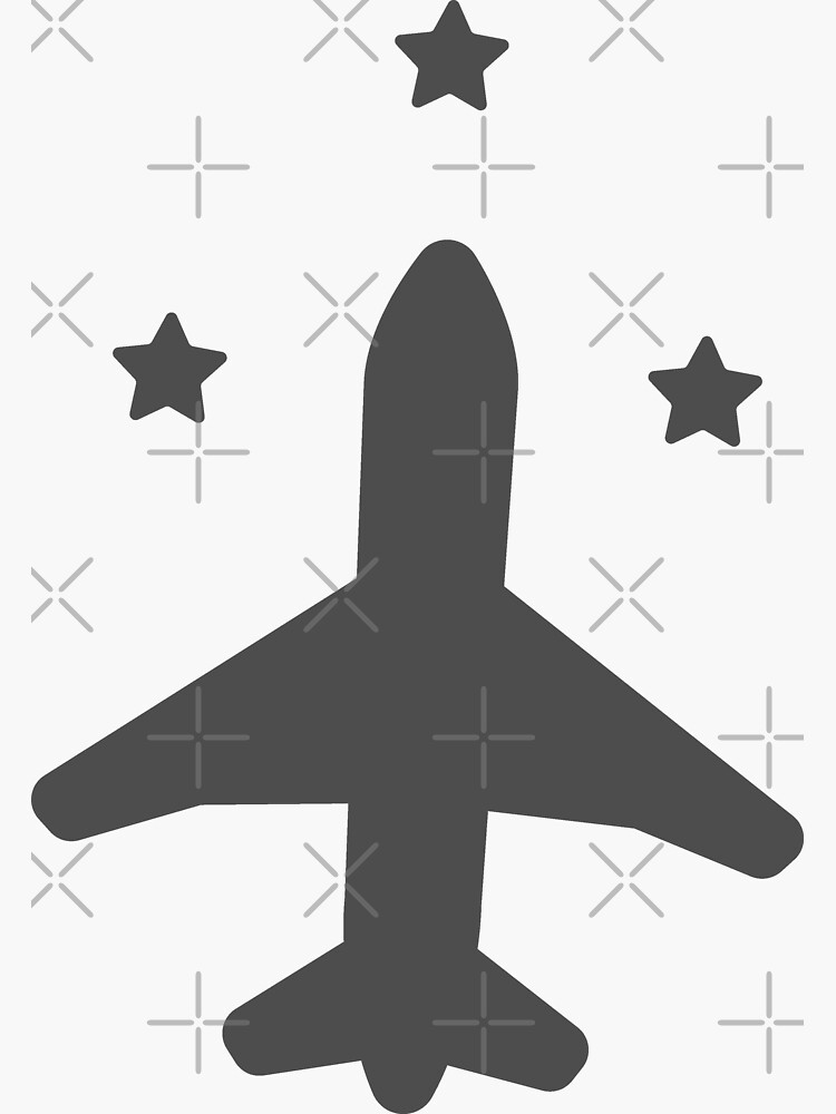 "Cute Airplane Icon" Sticker by Islanr | Redbubble