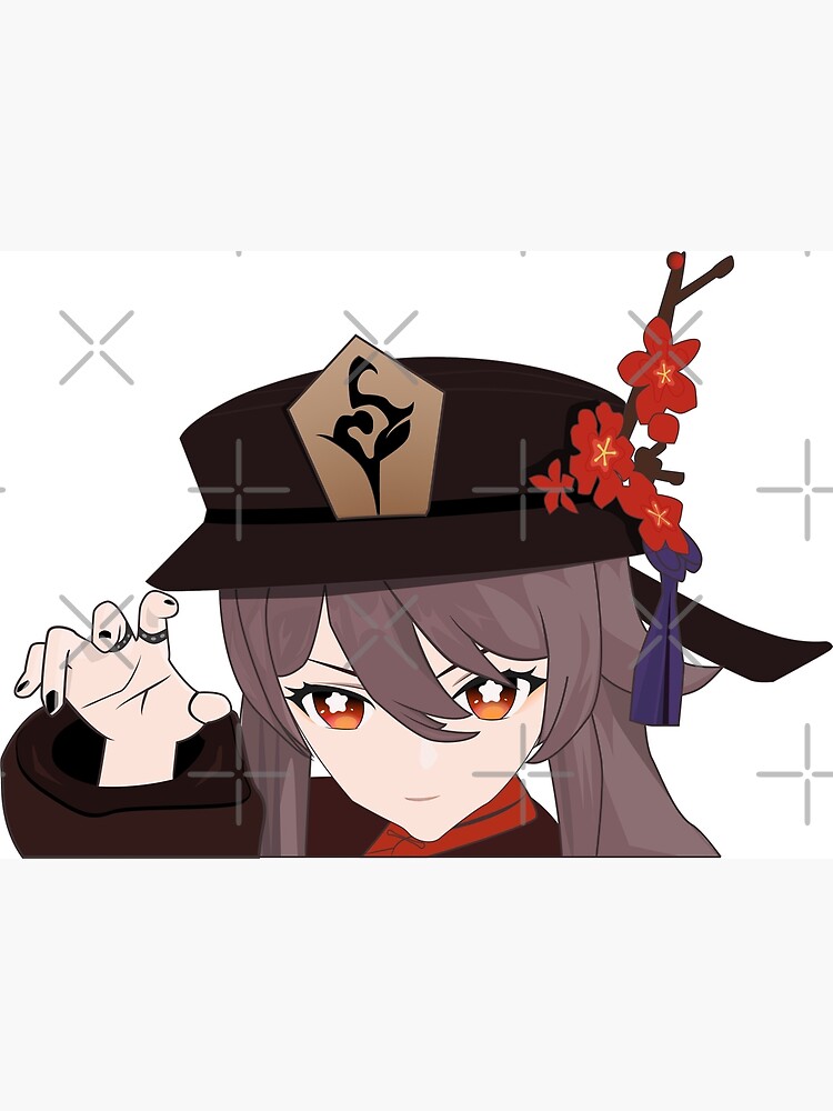 "Genshin Hutao" Poster by TowaCat | Redbubble