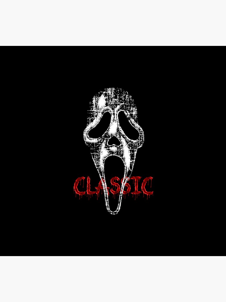 "classic ghost face" Art Print for Sale by EzzatAbuShanap | Redbubble