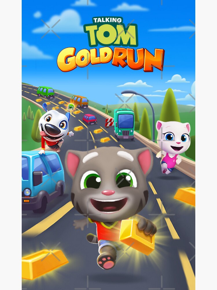 "Talking Tom Heroes" Sticker by vara-store | Redbubble