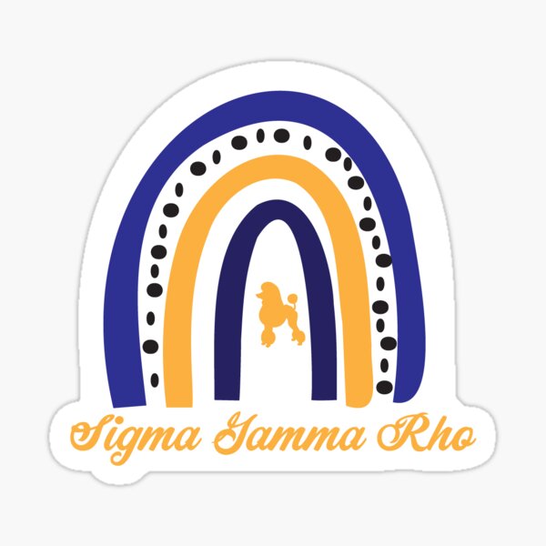 "SGRho Boho Rainbow" Sticker by DenielleDesign | Redbubble