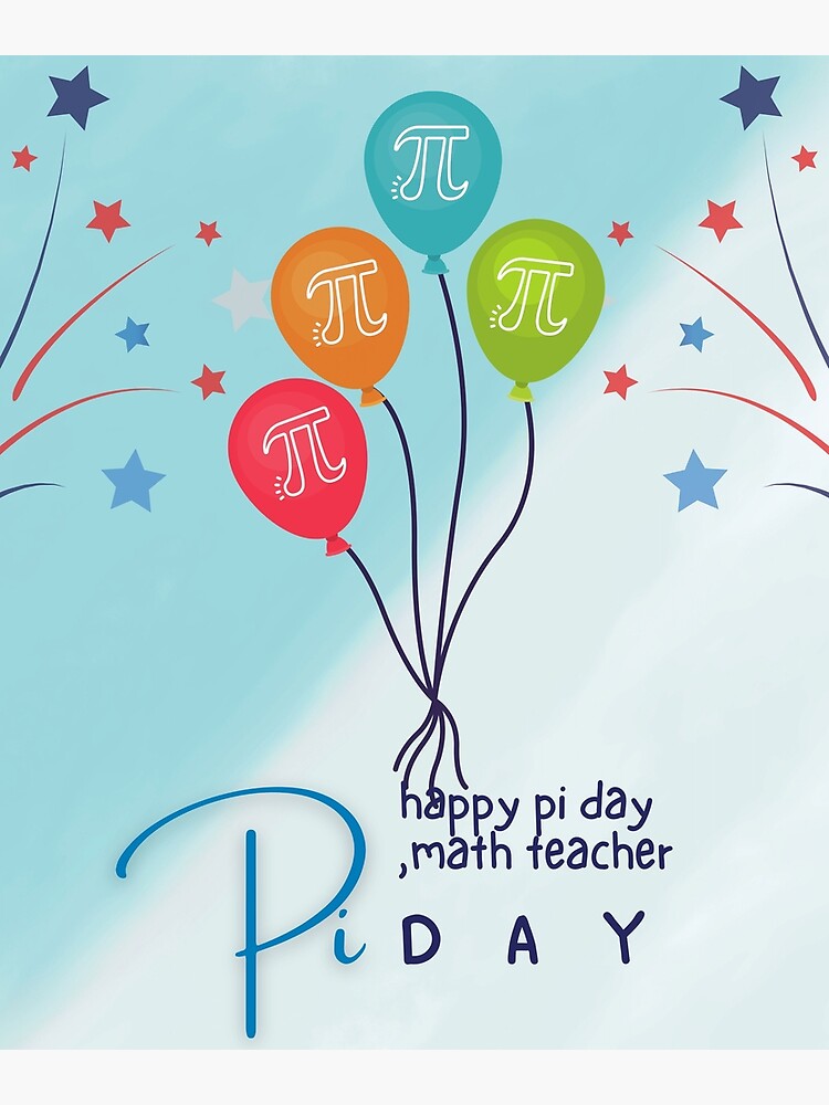 Póster «feliz dia pi matematicas, profesores de matematicas.» de ...
