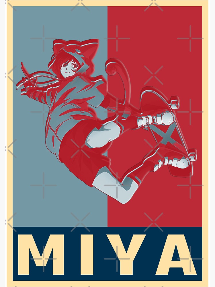 "MIYA" Sticker by UNCHMUNCH | Redbubble