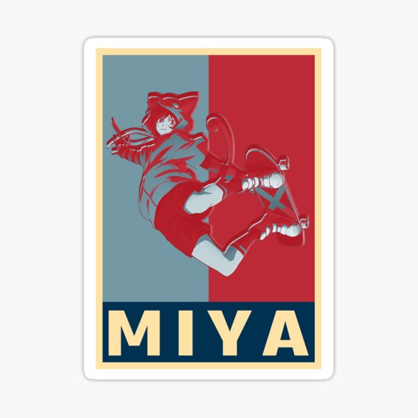 "MIYA" Sticker by UNCHMUNCH | Redbubble