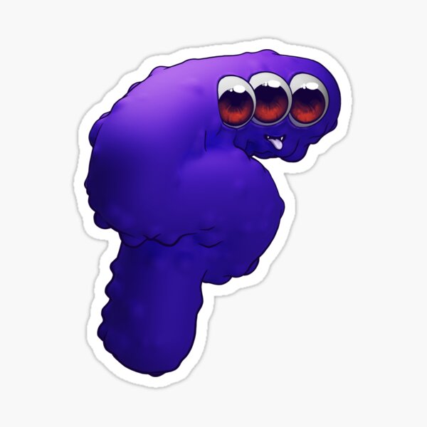 "Monster Alphabet F" Sticker for Sale by huefinder | Redbubble