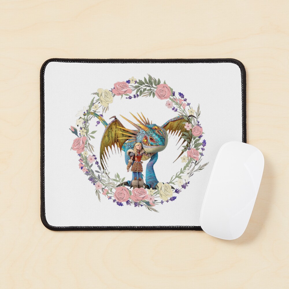 "Astrid & Stormfly Flowers " Sticker for Sale by StorybookSwan | Redbubble