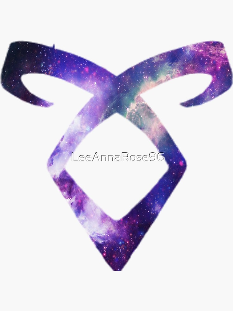 "Shadowhunter Galaxy Rune " Sticker for Sale by LeeAnnaRose96 | Redbubble