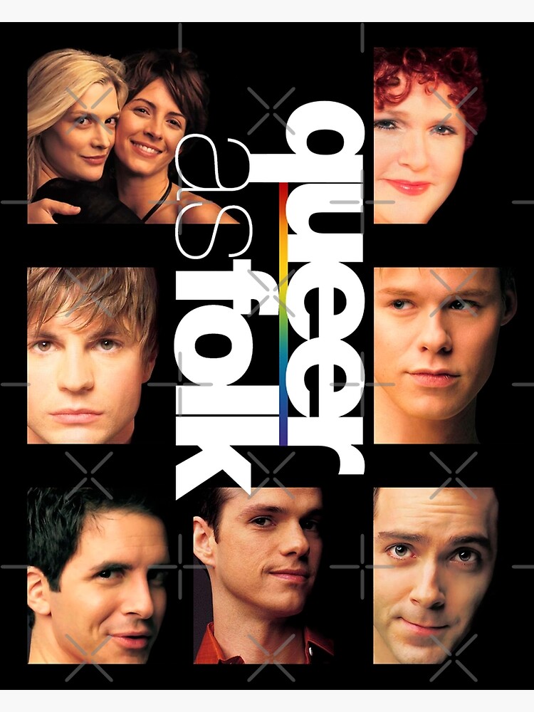 "Queer as folk Cast S1 Iconic" Poster by GroupieClub | Redbubble