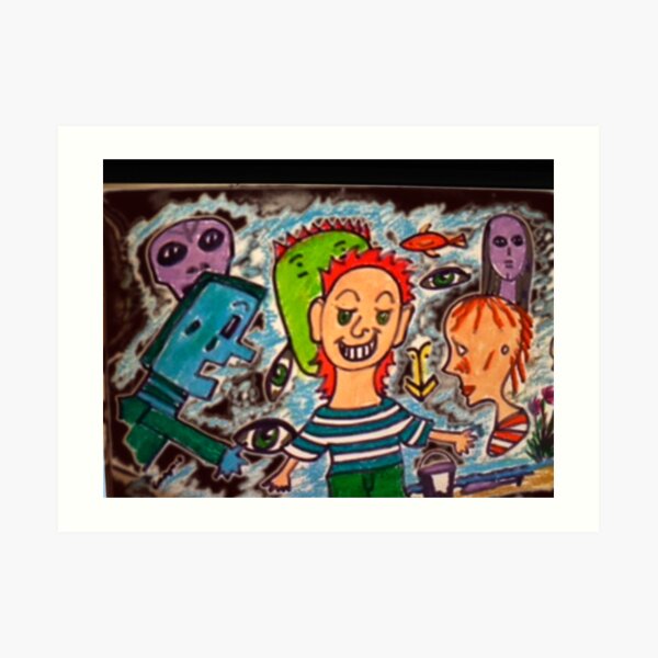 "Freddie And His Freaky Family" Art Print for Sale by InSightByGail ...