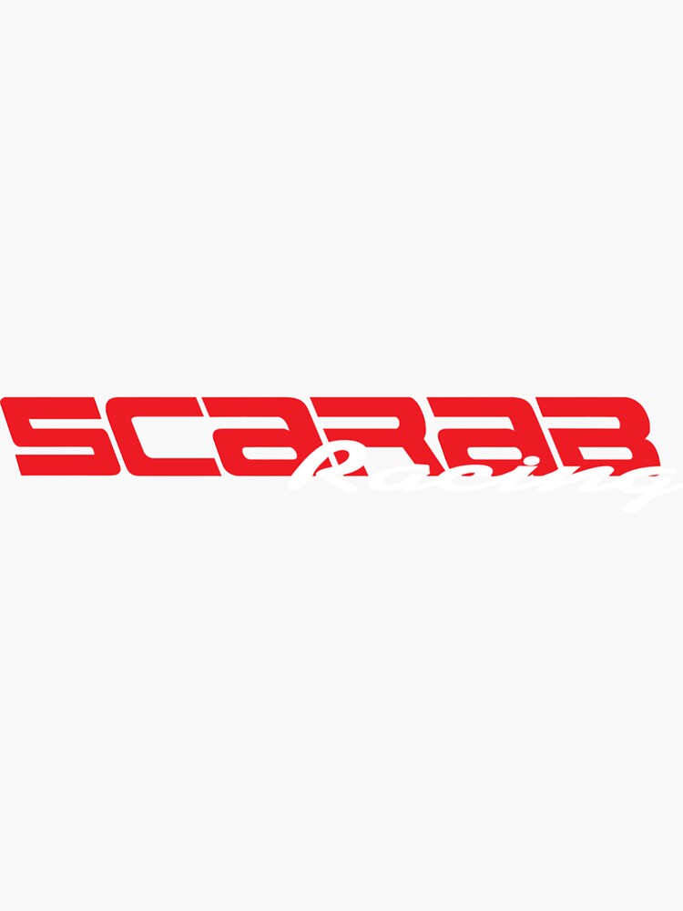 "SCARAB RACING BOATS LOGO" Sticker by cydneytarl624 | Redbubble