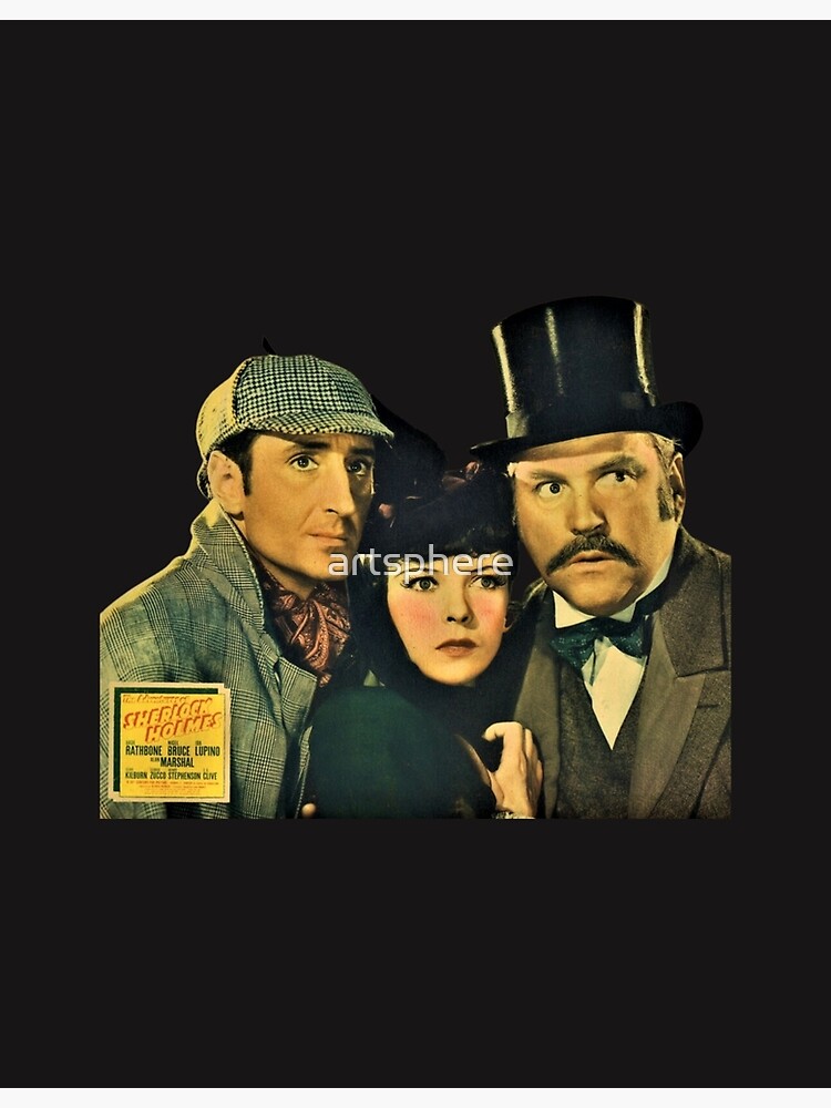 "Sherlock Holmes, Basil Rathbone, 1939" Poster for Sale by artsphere ...