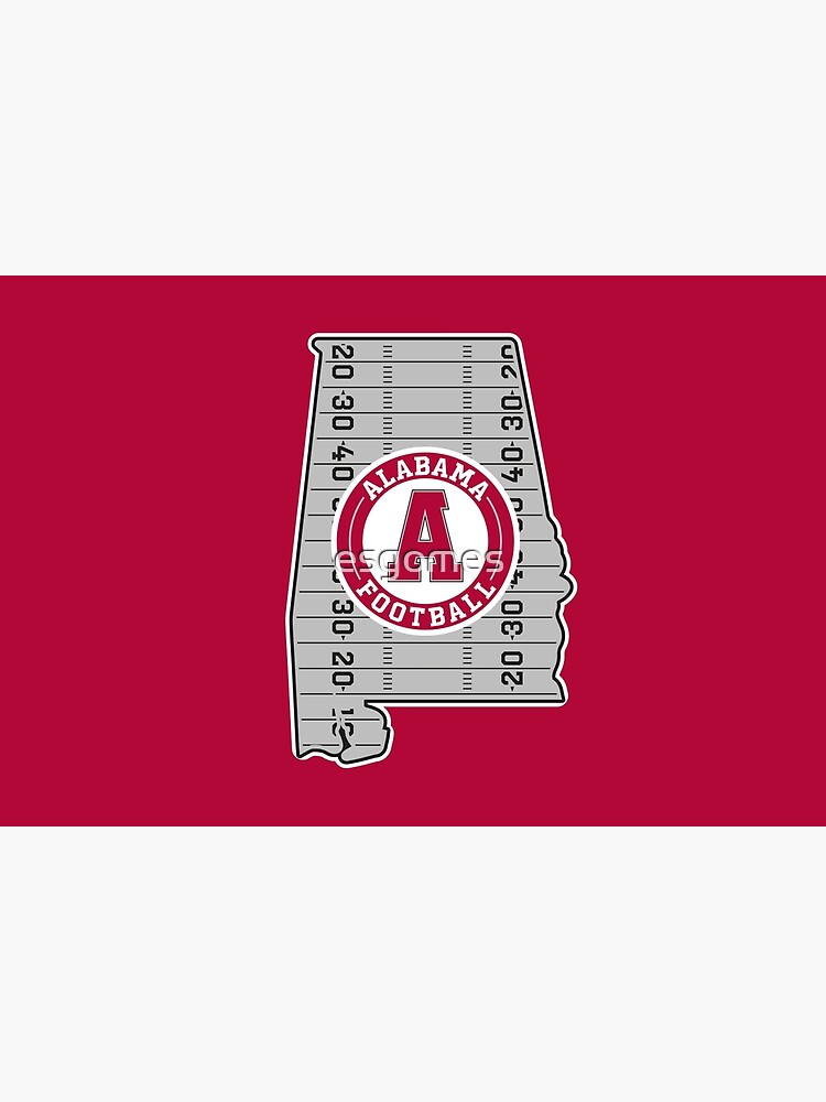 "Map of Alabama State Football" Photographic Print for Sale by esgomes ...