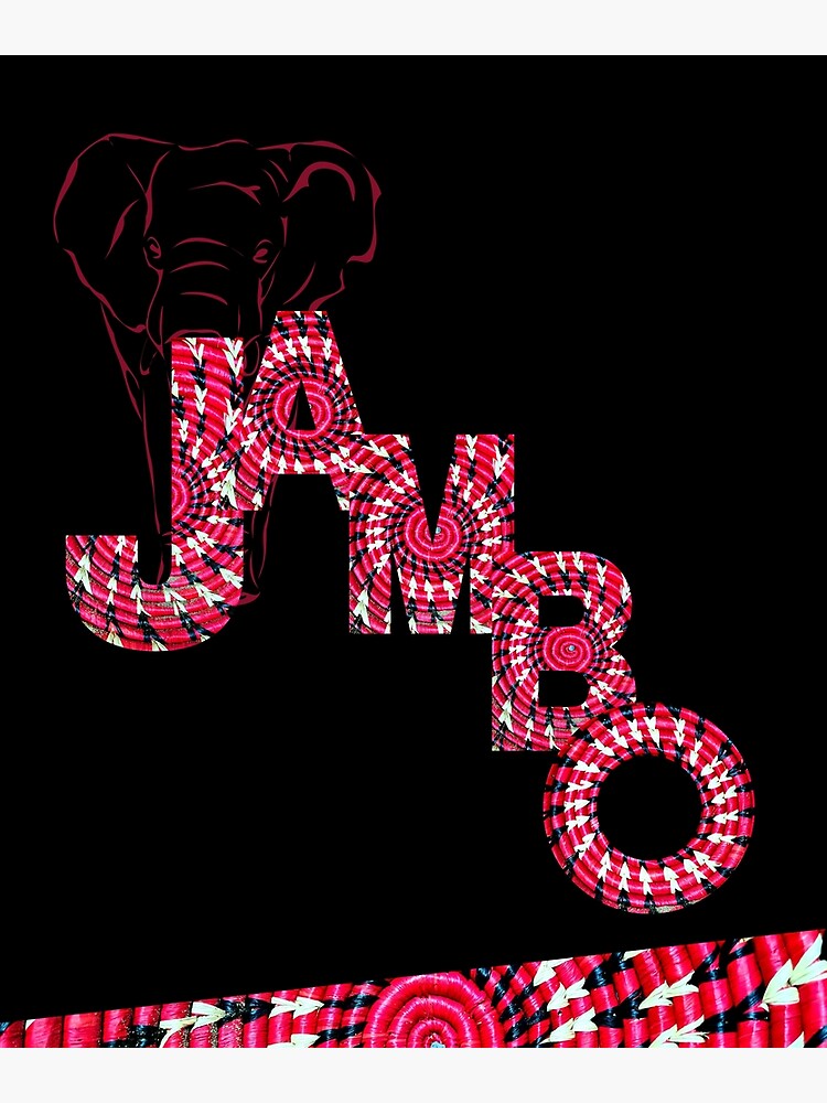 "Jambo - kenya" Poster for Sale by PrideofKenya | Redbubble
